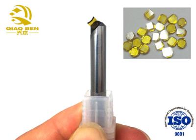China Monocrystal PCD Diamond Cutting Tools 1 Flute CNC Polishing 35-100mm Length for sale