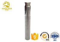 China PCD Carbide End Mill Cutter 10mm Grain Size for Plastics Processing 8000HV Hardness for sale