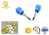 China Smooth Chip Direct CNC Milling Cutter Diamond MCD Single Flute PCD End Mills for sale