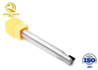 China 2 Flutes Polycrystalline Diamond Cutting Tools PCD Corner Radius For Acrylic for sale