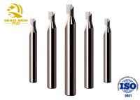 China 2 Flutes Polycrystalline Diamond Cutting Tools PCD Corner Radius For Acrylic for sale