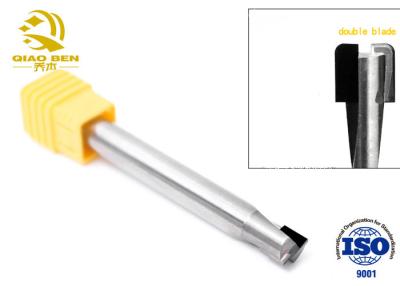 China 100mm Length Carve Diamond PCD Tool Router AlTiN CNC End Mill Bits for sale