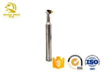 China Carbide Polishing MCD Diamond Tool 45 Degree Chamfering End Mill 40mm Flute for sale