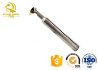 China Carbide Polishing MCD Diamond Tool 45 Degree Chamfering End Mill 40mm Flute for sale