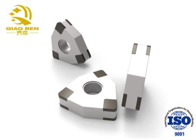 China Solid CBN Milling Cutter Inserts SNGA High Speed Cutting for Hardened Steel 60-62HRC for sale