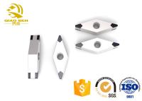 China PCBN CBN Grooving Inserts Wear Resistant Cutting Tools for Hardened Steel HRC45-80 for sale