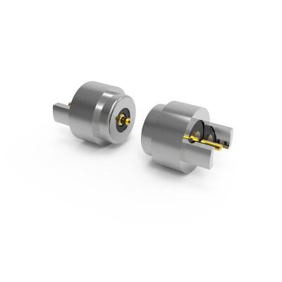 China Customized Round Magnetic Connector 4.0mm Male And Female Connectors 1A for sale
