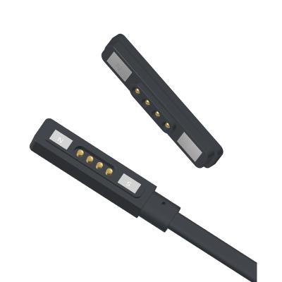 China Male And Female Magnetic Cable Connector 4 Pin Magnetic Charger For Smart Watch for sale