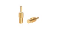 China Gold Plating Machined Pin Customized Brass CNC Turned Parts 10U'' for sale