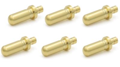 China Gold Plating CNC Pin Lathe Machined Brass Pin Customized For Medical for sale
