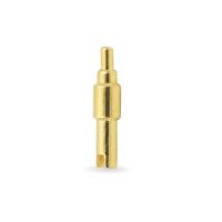 China 2A Solder Cup Pogo Pin Brass Spring Loaded Pins For Signal Transmission for sale