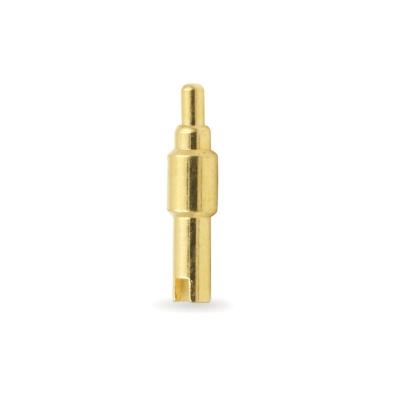China 2A Solder Cup Pogo Pin Brass Spring Loaded Pins For Signal Transmission for sale