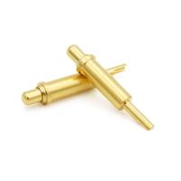 China Gold Plating Solder Cup Pins Male Spring Loaded Contact Pin 2A For Medical Product for sale