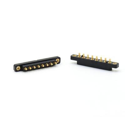 China 3A Spring Loaded Contact Connector 6 Pin 2.54 Mm Pitch Connector Male And Female for sale