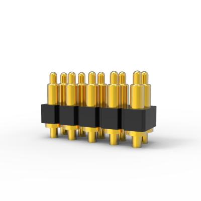 China HTN Housing Pogo Pin Connector 2.0mm Pitch Spring Loaded Connector 10pin for sale
