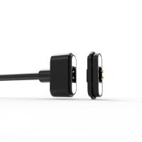 China TPE Magnetic 2 Pin Charger 2.80mm Pitch 2 Pin Charger For Smart Watch for sale