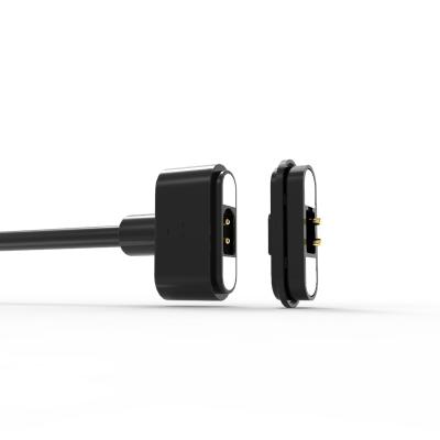 China TPE Magnetic 2 Pin Charger 2.80mm Pitch 2 Pin Charger For Smart Watch for sale