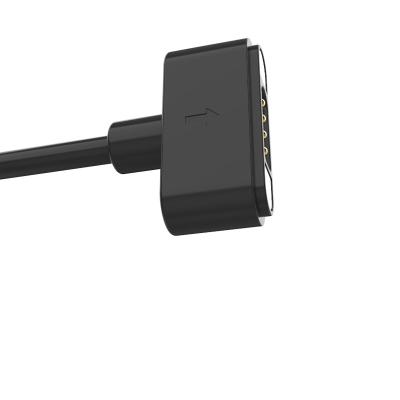 China Car Magnetic Cable Connector Black 4 Pin Magnetic Charger 550g Magnetic Force for sale