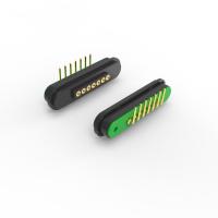 China 5A Magnetic Connectors 7 Pin Magnetic Male Female Connector Right Angle for sale
