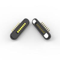 China Plastic Right Angle Pin Connector Bending Pogo Pins Connector 7 Pin for sale