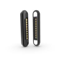 China 3A Magnetic Connectors Male And Female Pogo Magnetic Connector Right Angle for sale