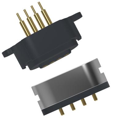 China 2.0mm Pitch Magnetic Power Connector DIP Male Female Connectors 4 Pin With N52 Magnet for sale
