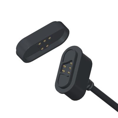 China 12V 5A DC Magnetic Connector 5 Pin Male Female Cable Connector for sale