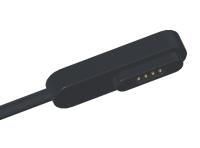 China Rectangle Magnetic USB Connector Male Magnetic Connector 4 Pin With OD3.0 PVC cable for sale