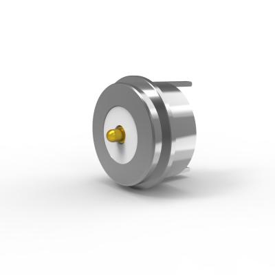 China White Round Magnetic Connector 5A 12v Magnetic Connector Corrosion Resistant With LCP Housing for sale