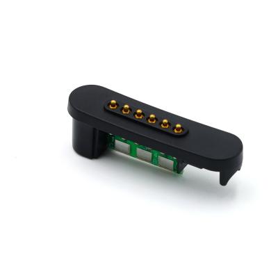 China 6 Pin PCB Pin Connector Through Hole Contact Pin Connector Cusomized for sale
