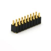 China SMT Pogo Pin Connector Double Row Spring Loaded Pin Connector 18pin for sale