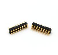 China Double Row Pogo Pin Connector 2.54mm Pitch Spring Pin Connector 16pin for sale