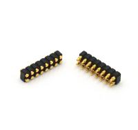 China 2.54mm Pitch Pogo Pin Connector Double Row Spring Loaded Contact Connectors 16pin Male Female for sale