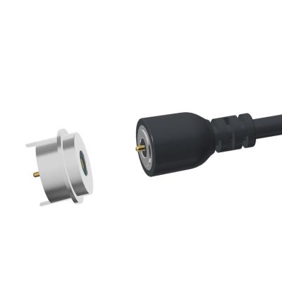 China Circular Magnetic Wire Connector 3A 12V Magnetic Data Connector for sale
