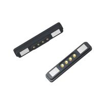 China 2.2mm Pitch Magnetic Connectors 12V 2A Magnetic Pogo Connector With Black Housing for sale