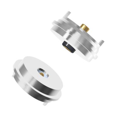 China 2A Round Magnetic Connector Gold Plating Magnetic Power Connector 2 Pin for sale