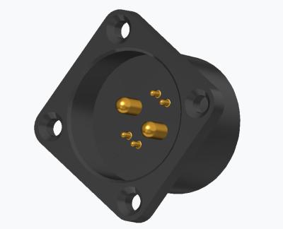 China Customized Solder Cup Connector Spring Loaded 6 Pin Pogo Connector for sale