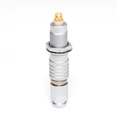 China Electric quick medical metal male female 1B series push pull connector free socket connector for sale