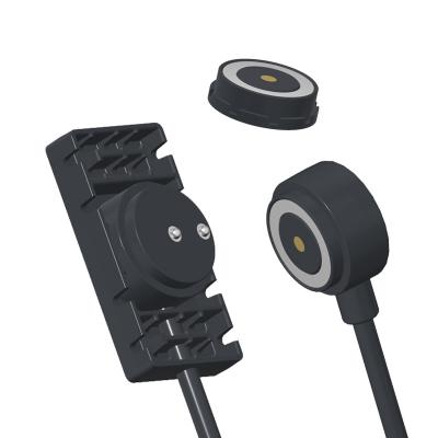 China High Current 10A Male Female Magnetic 2P Pogo Charger Cable Connector With TPC Plug for sale