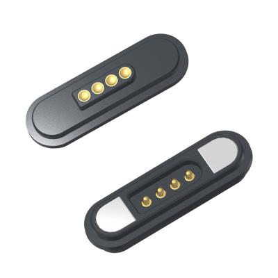 China 2.2MM Pitch 4Pin Magnetic Connector 3A Male and Female DC Power Charger Terminal for sale