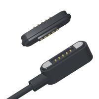 China 5Pin Custom Rectangle Male And Female Magnetic Cable Connector On Electronic Product for sale