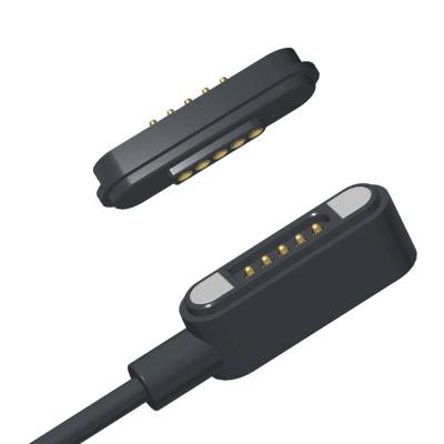 China 5Pin Custom Rectangle Male And Female Magnetic Cable Connector On Electronic Product for sale