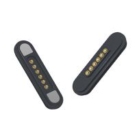 China 6 Position Magnet Spring-Loaded Pogo Pin Connector  Electric Magnetic Power Connector for sale