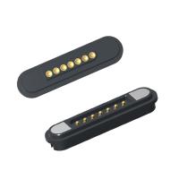 China Spring Load Magnets Connector Pitch 2.2 MM Male Female 7 Pin Magnetic Pogo Pin Connector for sale