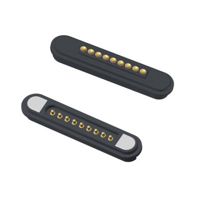 China 600G Magnetic Force  9pin Pogo Pin Magnetic Connector For Solar Simulator for sale