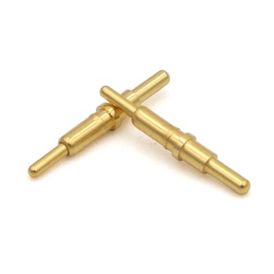 China Brass Double Head  Spring Loaded Contact Pogo Pin For Clamp Remote Control for sale