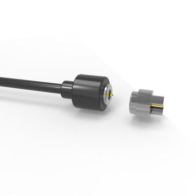 China OD4.0mm 2Pin Round Type Magnetic Charger Usb Cable Connector For Smart Blindfold for sale