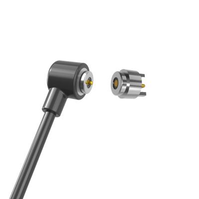 China OD4.0mm 90 ° TPE Cable Male Female USB Magnetic Charger Cable Connector for sale