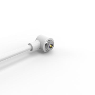 China White TPE Cable Magnetic Charger USB 2.0 Charging Cable Power Supply 2Pin For Smart Water Bottle for sale