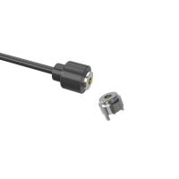 China 5.0mm Round Male And Female Magnetic Dc Connector With Black Cable for sale